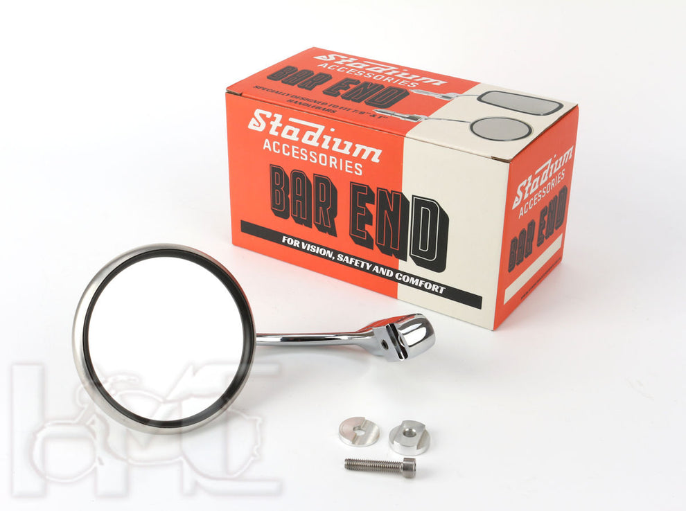 Stadium Stainless Bar End Mirrors - 650 Interceptor – Twisted Moto ...